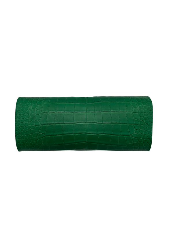 Bull & Briar The "Stacey" Genuine Alligator Clutch in Lime Green - Bull ...