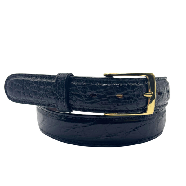 Bull & Briar-1" 3/8 Genuine Black Alligator Belt - Bull and Briar ...