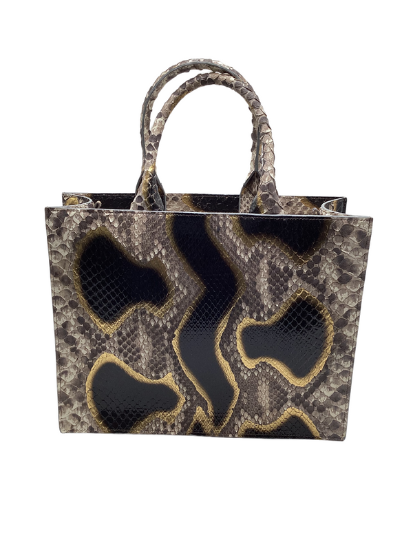 Bull & Briar-The "Stephanie" Tote in Python - Bull and Briar Leather LLC