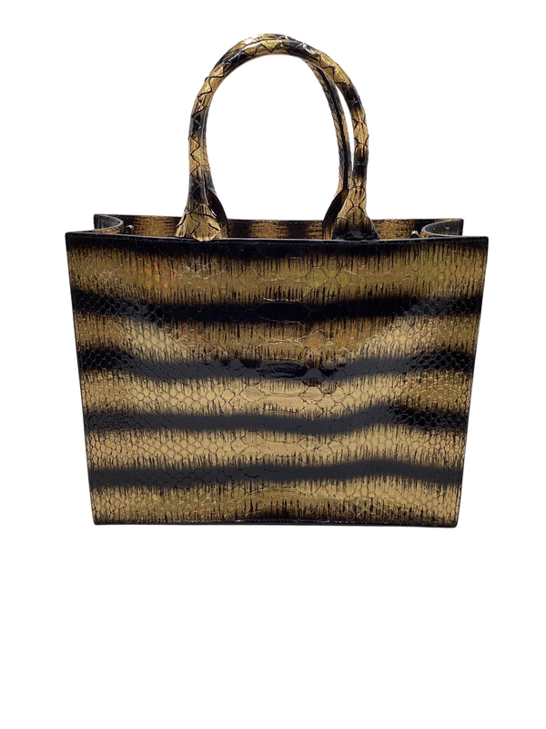 Bull & Briar The "Stephanie" Tote in Python - Bull and Briar Leather LLC