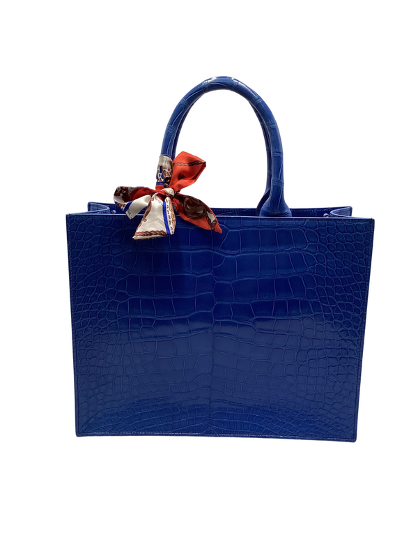 Bull & Briar-The "Stephanie" Tote in Alligator - Bull and Briar Leather LLC