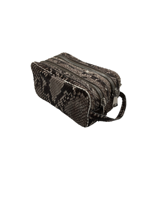 Bull & Briar Dopp Kit in Python - Bull and Briar Leather LLC